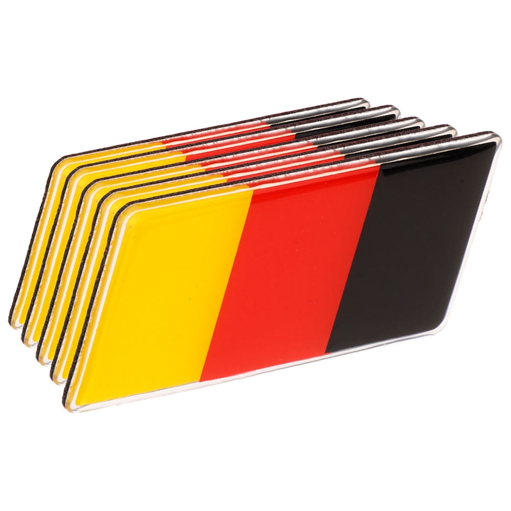 5pcs National Flags Car Sticker Small National Flag Decals For Cars Car ...