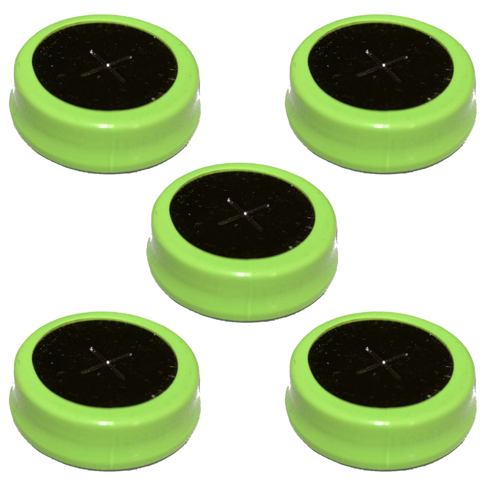 5pcs NiMH 1.2V Flat Top Coin Cell Rechargeable Battery 80mAh - Walmart.com