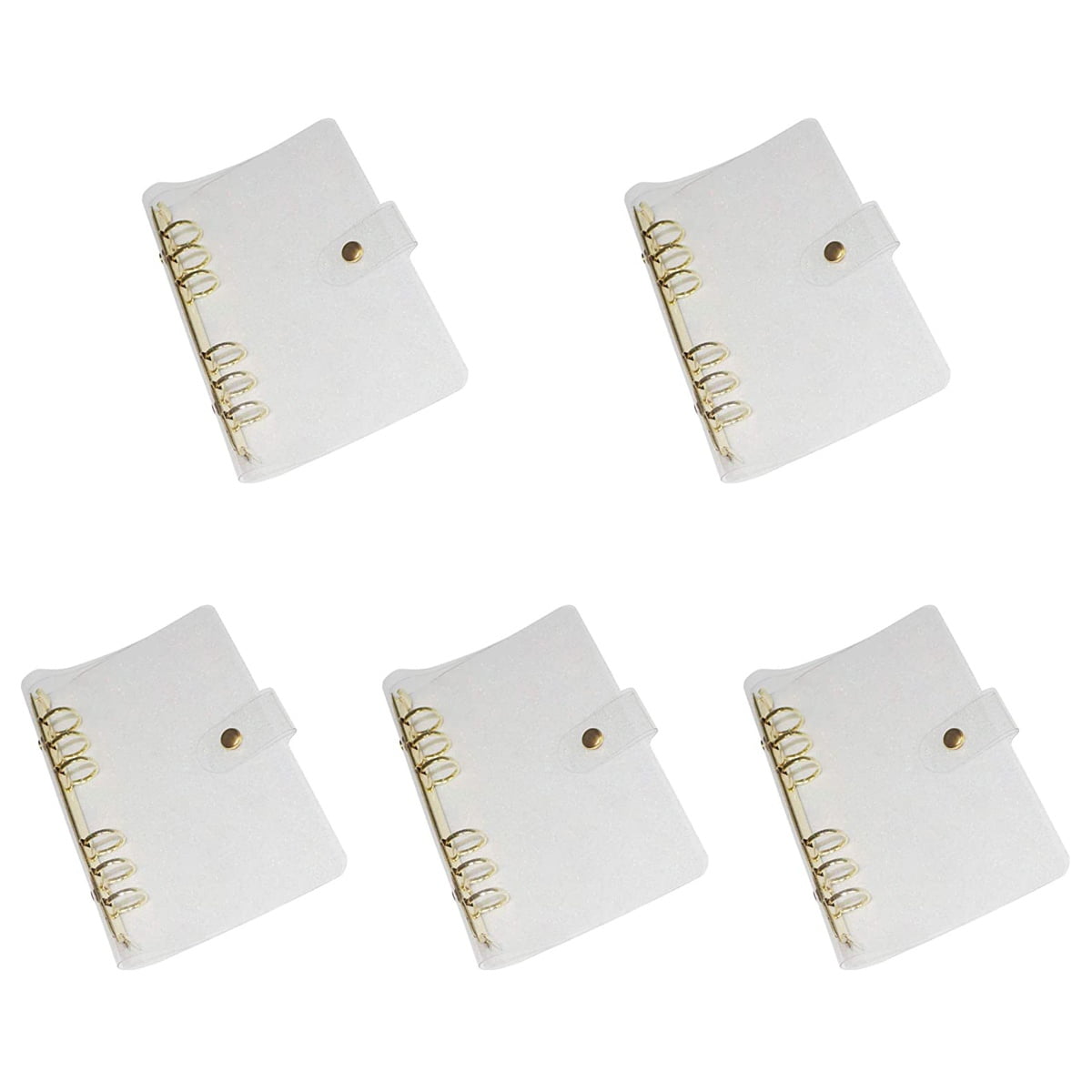 CIMAXIC 5Pcs Small Refillable Planner Binder Cover for Students Writers ...