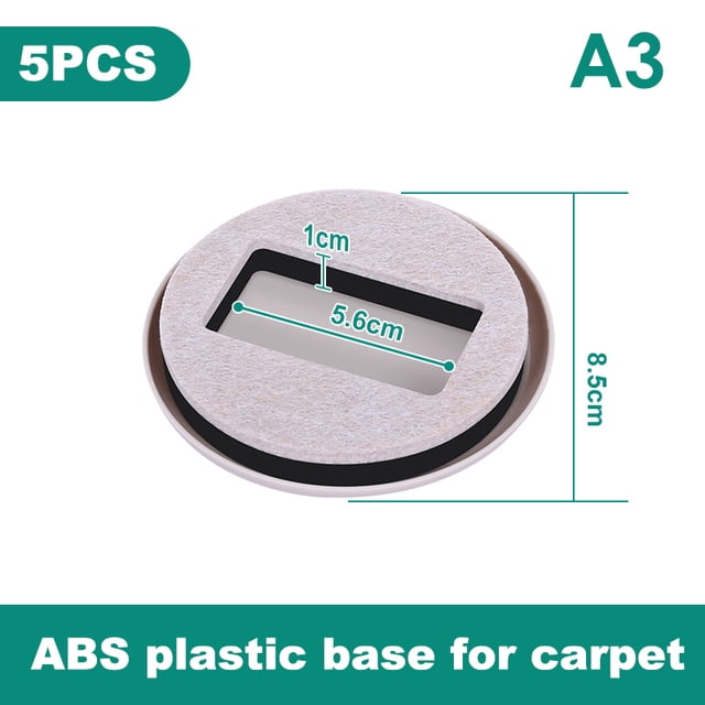 5pcs Office Chair Wheel Stopper Furniture Caster Cups wood Floor ...