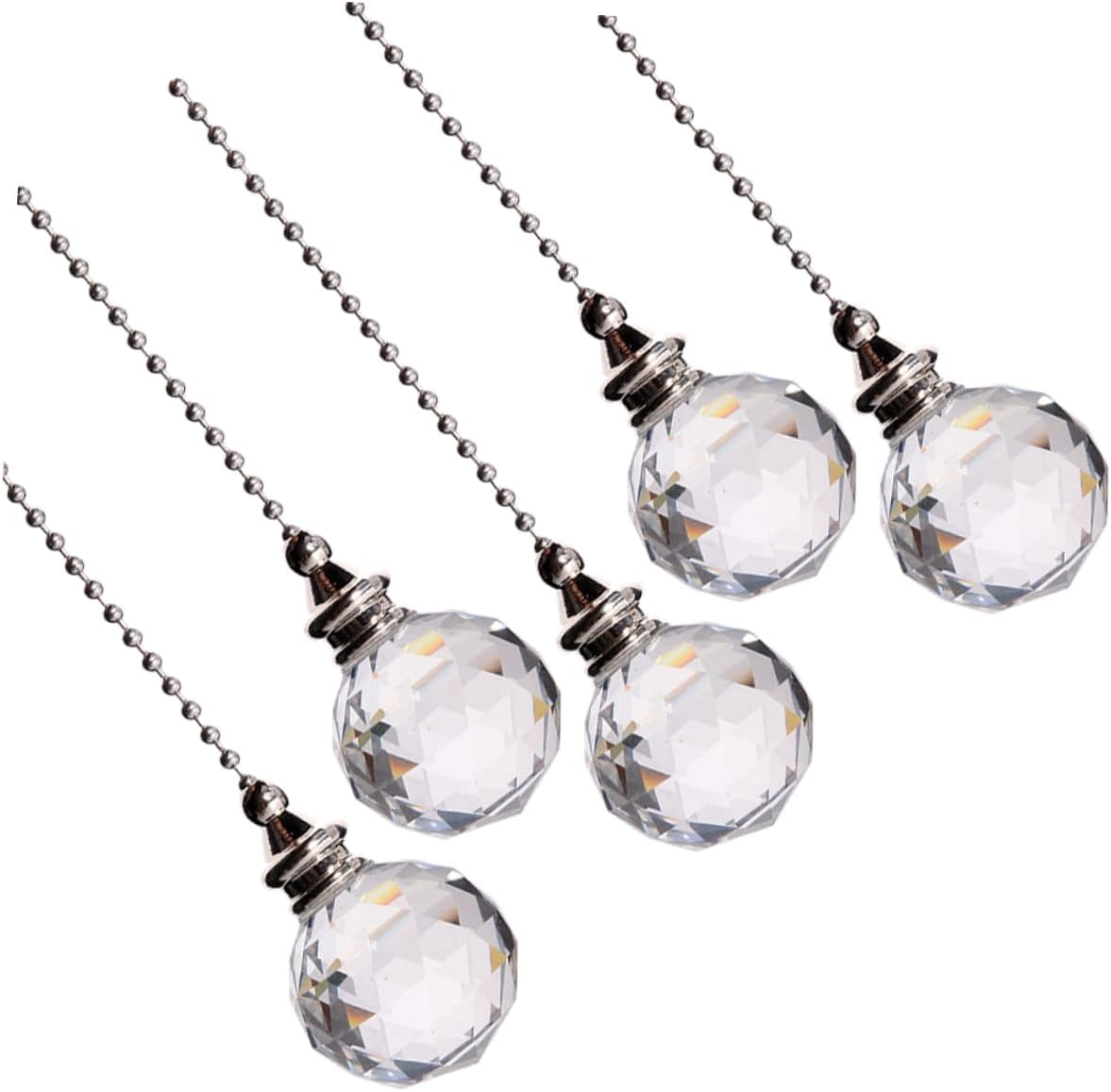 5pcs Outdoor Hanging Decor Light Fixture Ceiling Window Trim Crystals ...