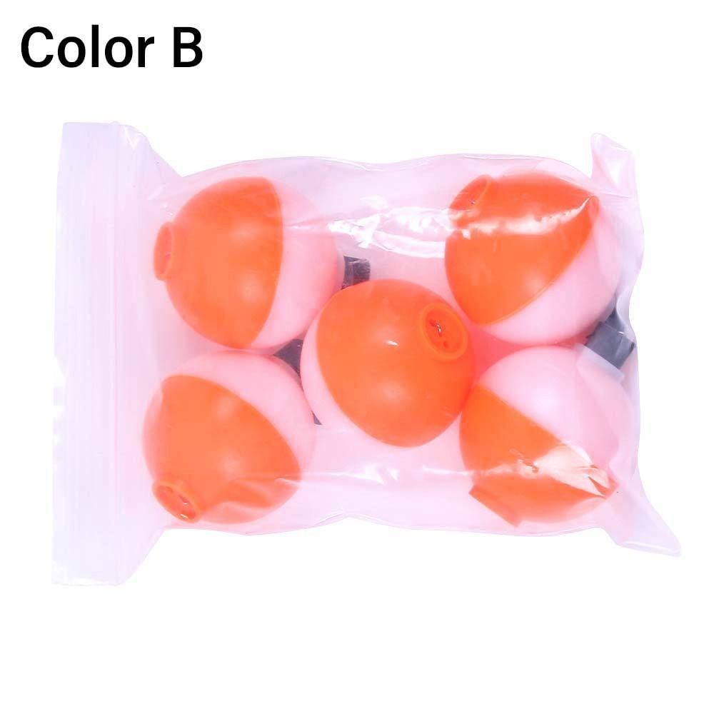 5pcs Outdoor Sports ABS Plastic Hot White red Bubble Floats Tackle ...