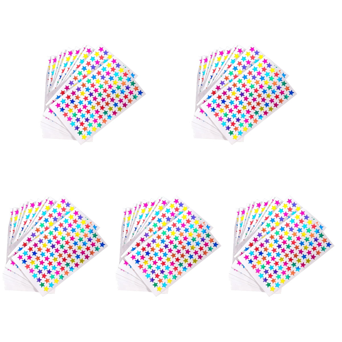 5pcs Pack of 960pcs 1cm Self Adhesive Assorted Colors Shiny Sparkle ...