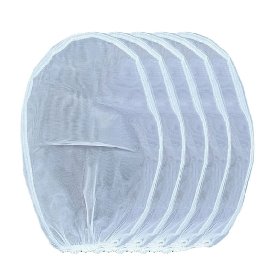 5pcs Paint Strainer Bags White Polyester meshing Bag Waterproof Paint ...