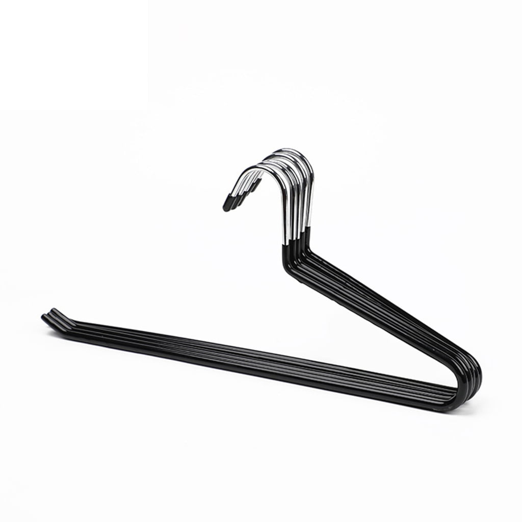 5pcs Pants Hangers Slack Hangers Space Saving Pants Hangers Non Slip ...