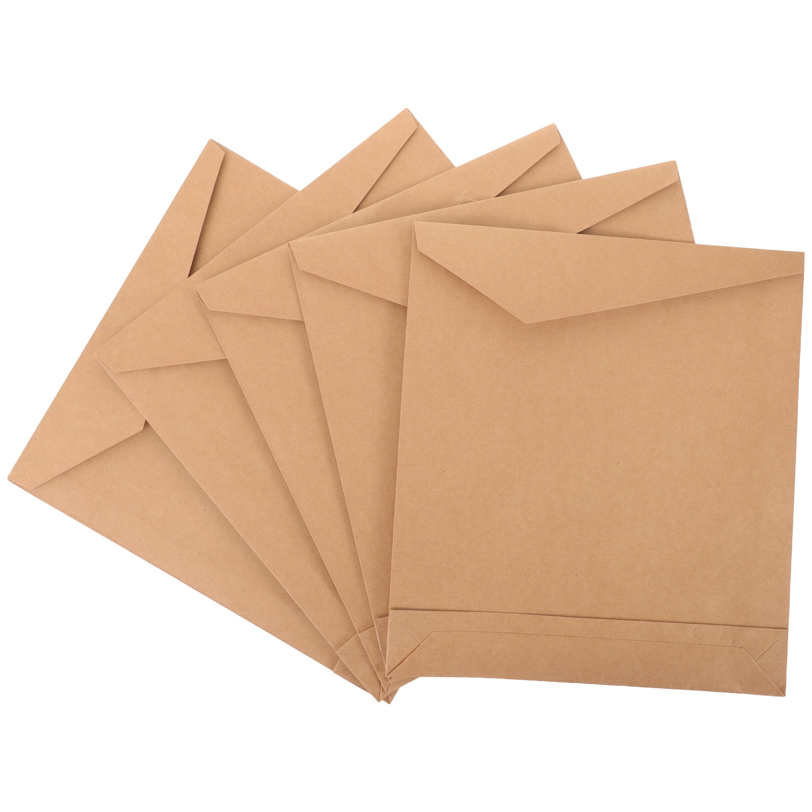 5pcs Paper Bags Shirt Paper Bag Kraft Paper Pancaking Bags for Clothes ...