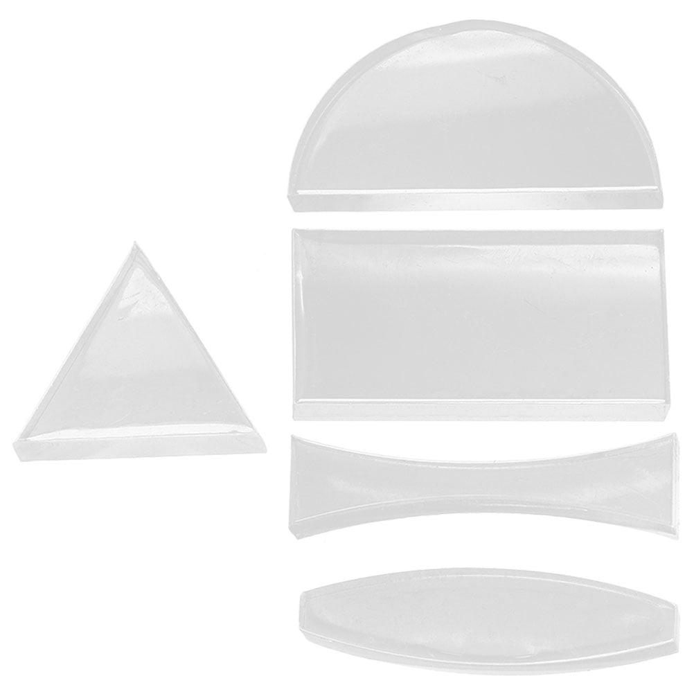 5pcs Physics Teaching Optical Lens Glass Concave Convex Lens Science ...