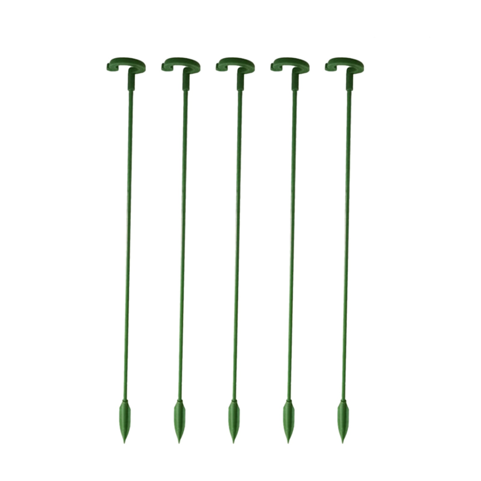 5pcs Plant Support Stakes, Garden Single Stem Support Stake Plant Cage Support Rings, Plant Cage ...