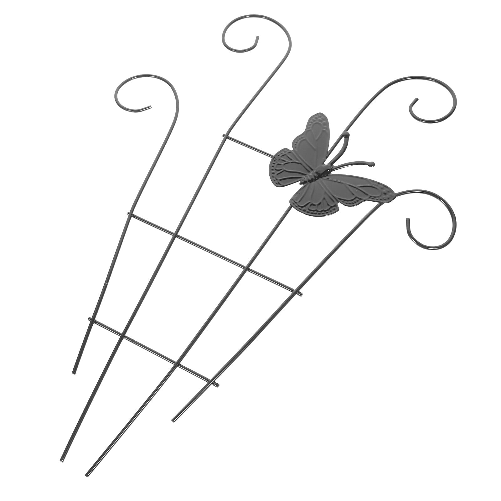 5pcs Plant Trellis Orchid Climbing Rack Iron Plant Climbing Stand ...