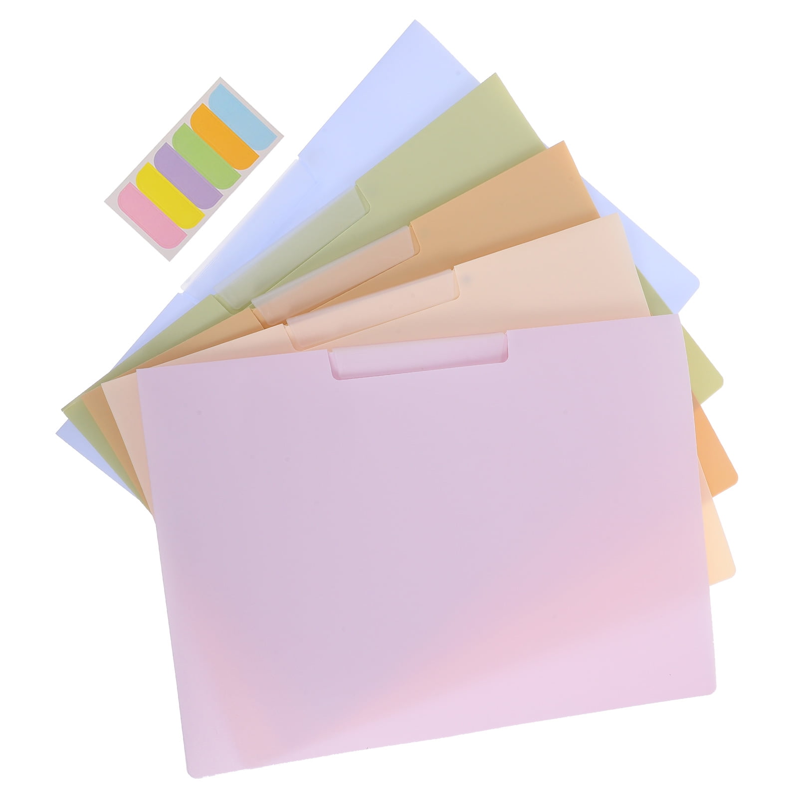 5pcs Plastic Folders With Swing Clip Report Covers For A4 And Letter ...