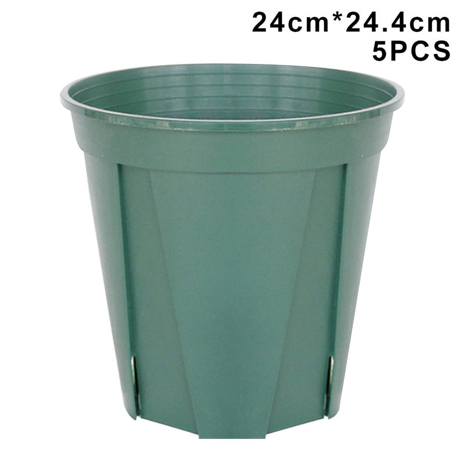 5pcs Plastic Plant Pots Root-Control Nursery Seedling Planter Garden ...