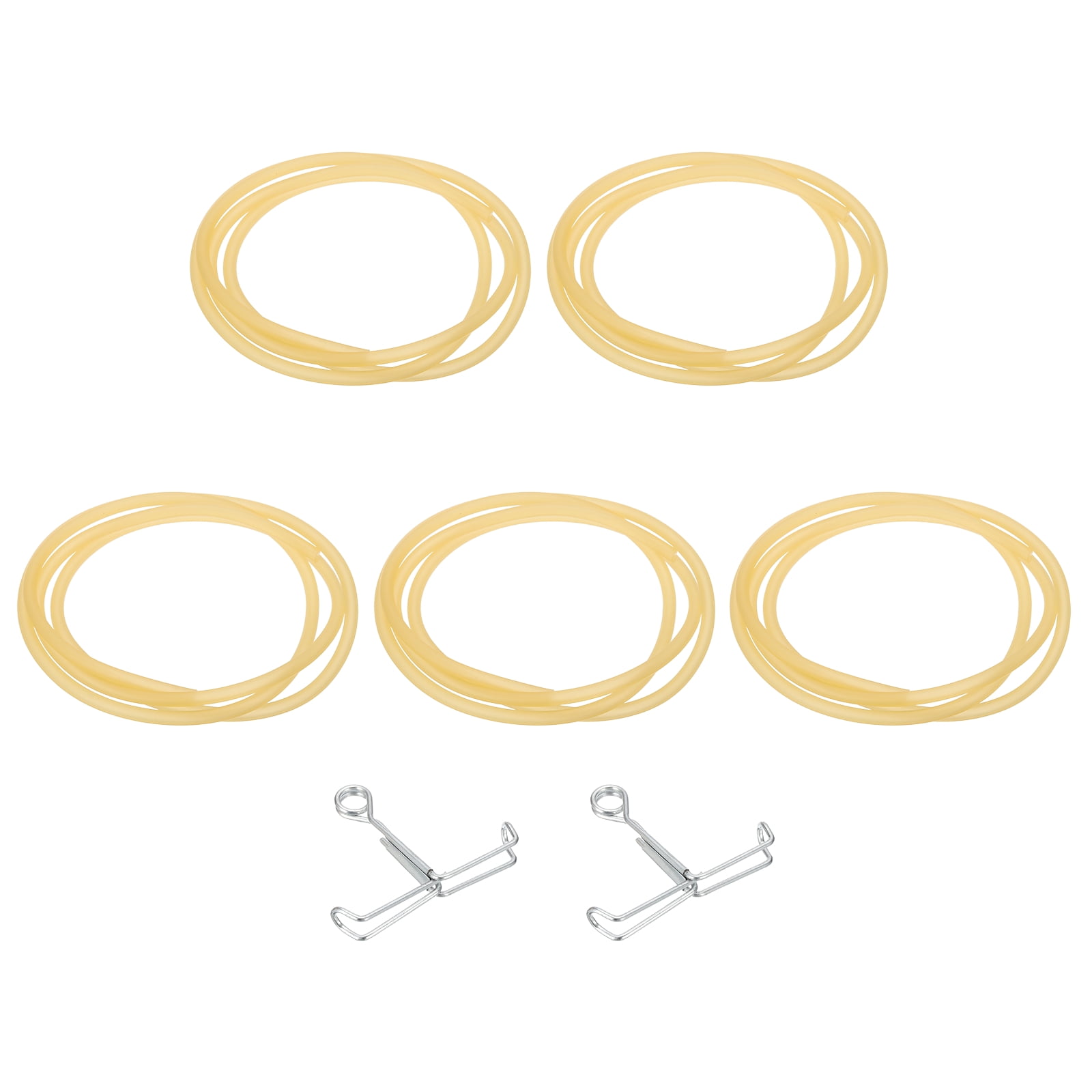 5pcs Plastic Tubing, 2mm x 4mm x 1M Vinyl Tubing Clear Tube with Hose ...