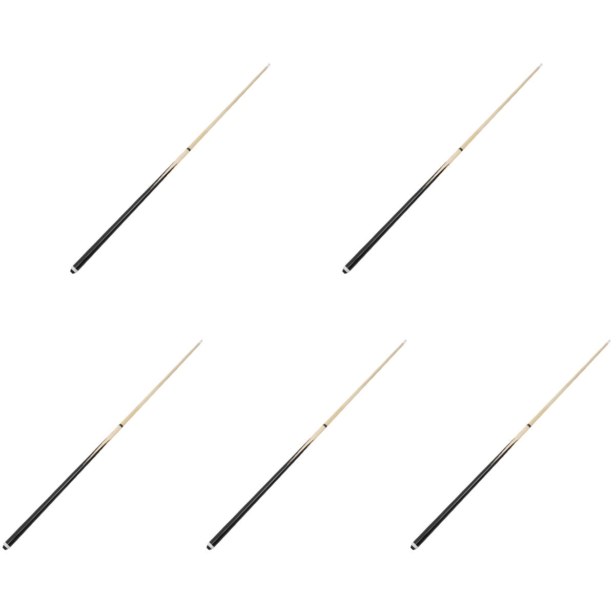 5pcs Pool Sticks 57 Inch House Bar Billiard Cue Stick Hardwood Wooden ...