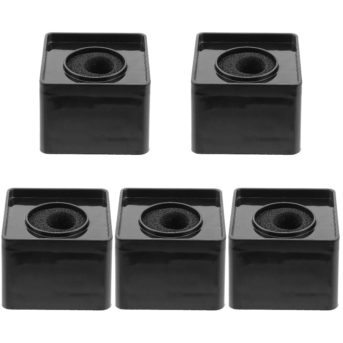5pcs Portable ABS Injection Molding Square Cube Shaped Interview Mic ...
