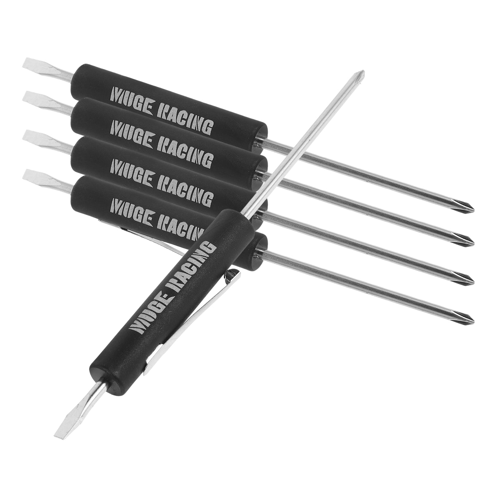 5pcs Portable Mini Screwdriver Kit with Slotted and Cross Heads Easy-to ...