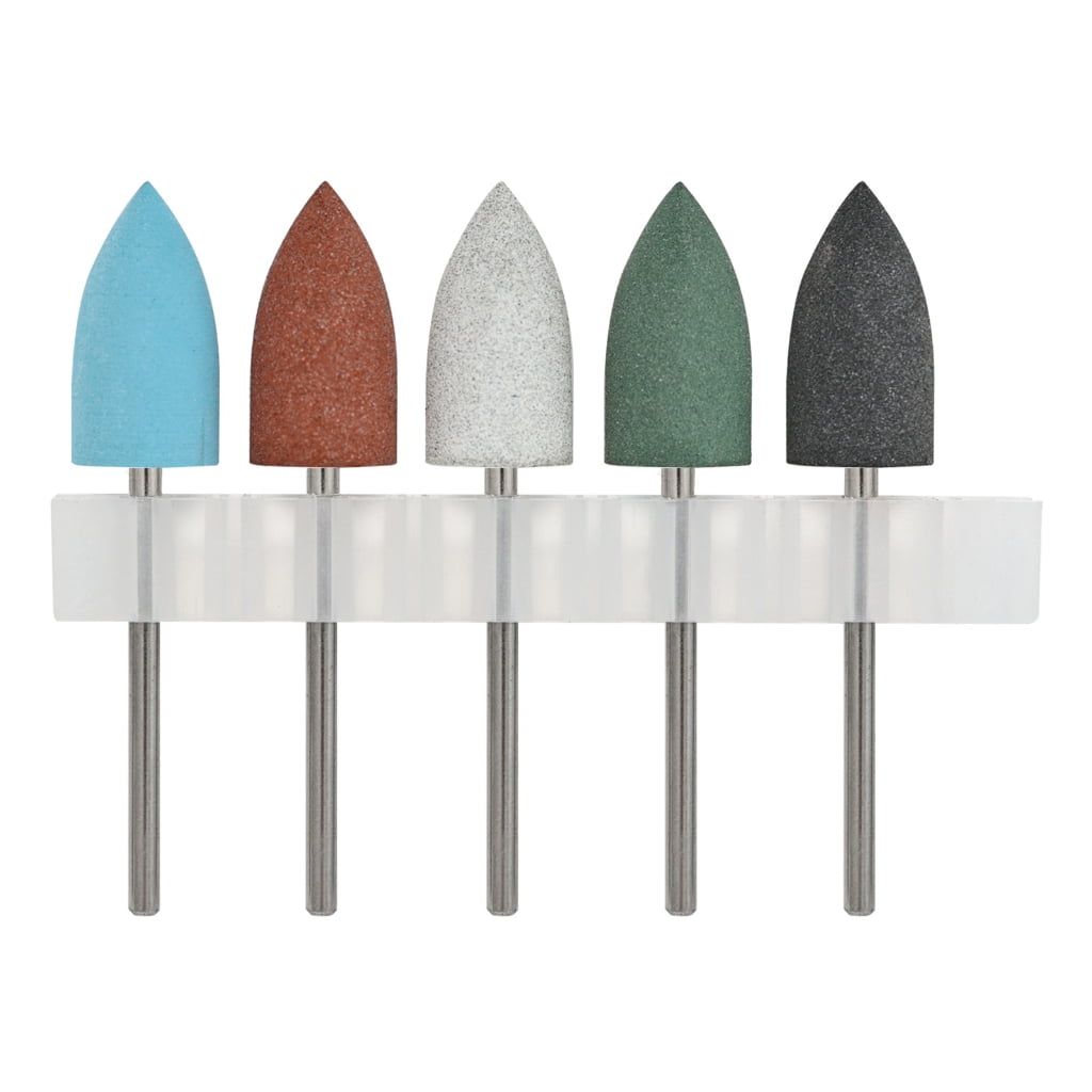 5pcs Practical Silicone Nail Buffing Tools Electric Nail Drill Bit For ...