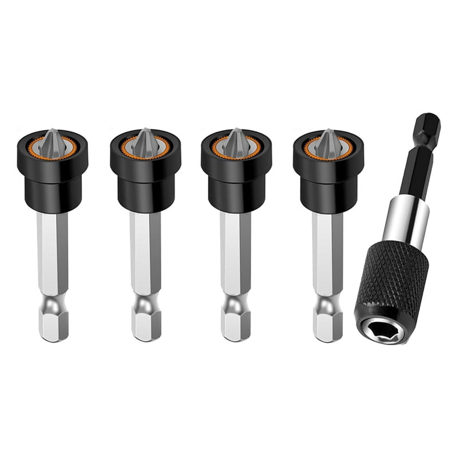 5pcs Premium Magnetic Drywall Screw Setter- PH2 Bits for Plasterboard ...