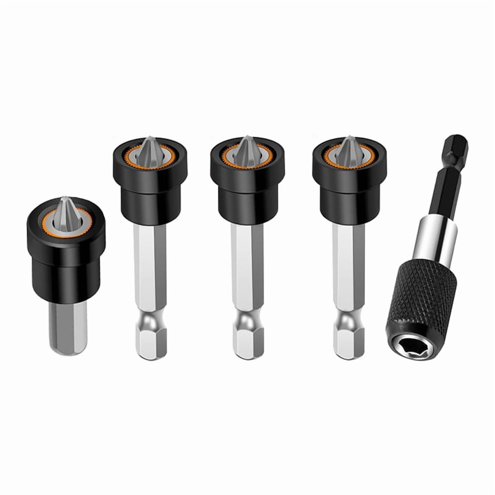 5pcs Premium Magnetic Drywall Screw Setter- PH2 Bits for Plasterboard ...