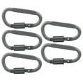 5pcs Professional D-Shaped Carabiner Heavy Duty D-ring Lightweight ...