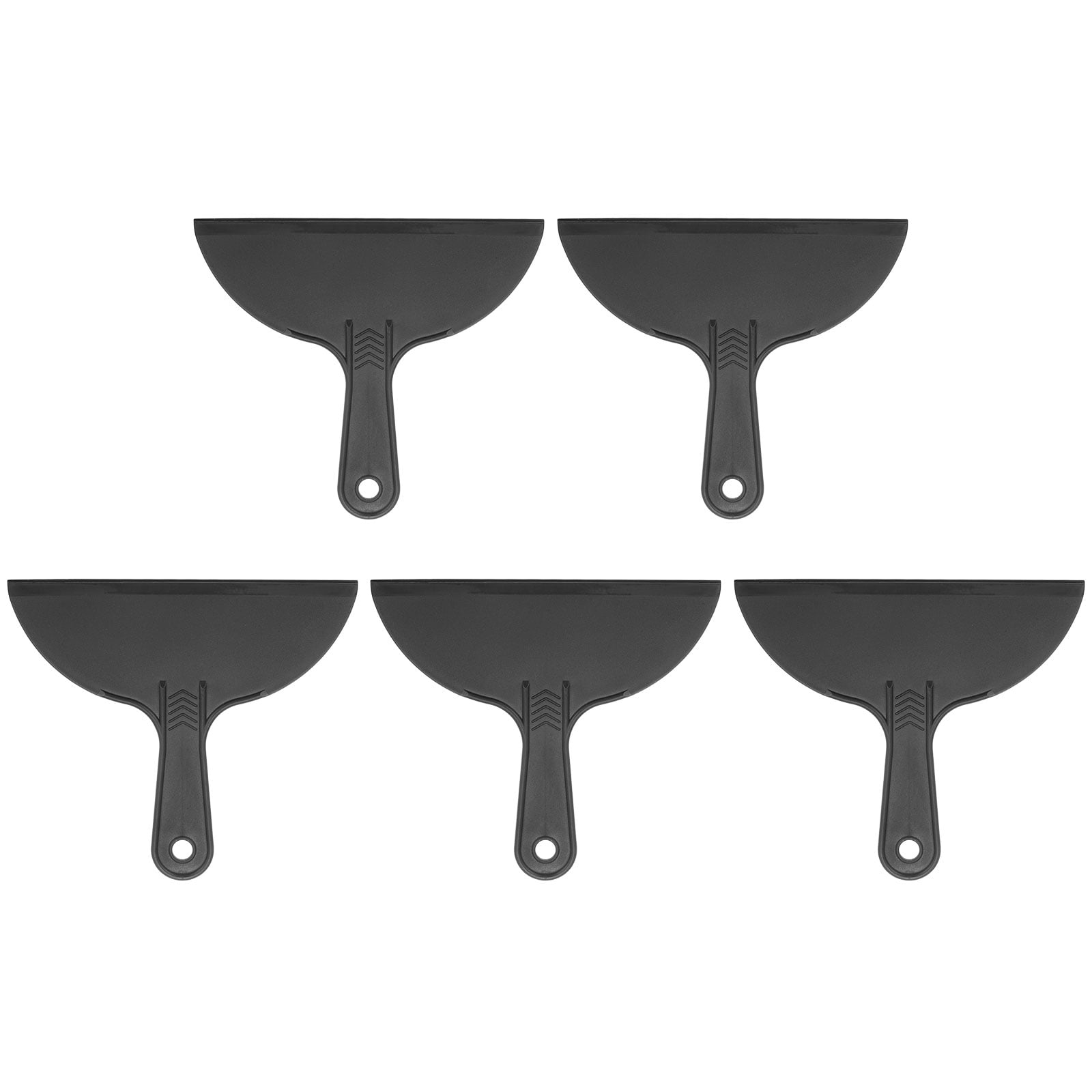 5pcs Putty Scraper 8" Width 6mm Thin Flexible Plastic Putty Knife for ...