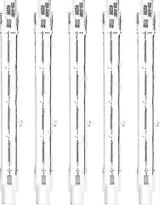 5pcs R7s 118mm 400w Halogen Lamp Pencil Bulb Dimmable Ac 220-240v ...