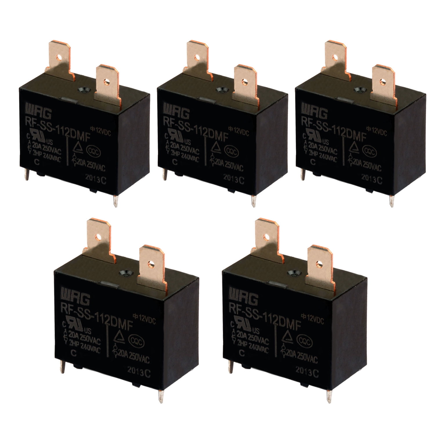 5pcs RF-SS-112DMF Relay 4PIN 12V 20A Air Conditioner Relays - Walmart.com