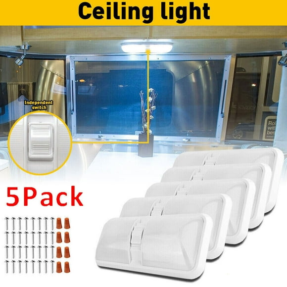 12V RV Ceiling Light Fixtures in Interior RV Lights - Walmart.com