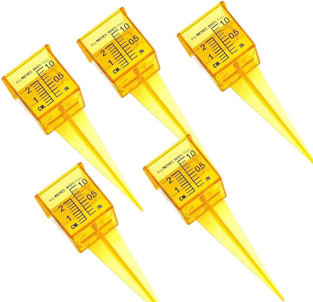 5pcs Rain Gauge Outdoor, Sprinkler Gauge Plastic Rain Gauge, Lawn Water ...