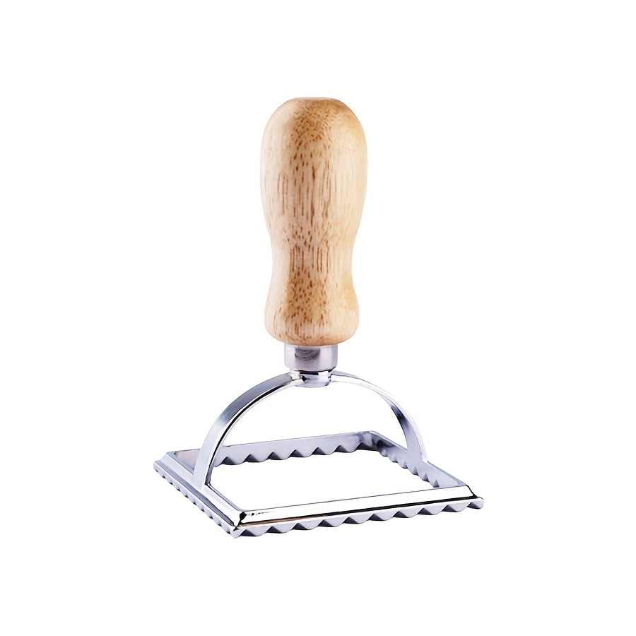5pcs Ravioli Stamp Maker Cutter Set with Wooden Handle | Ravioli, Pasta ...