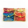 5pcs Rectangle Cloth Zip Pouches Bag Purse Mixed Color 7x8cm - Walmart.com