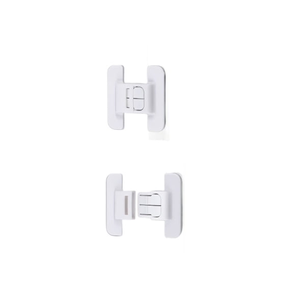 5pcs Refrigerator Safety Lock, Non Porous Adhesive Anti Opening Safety ...