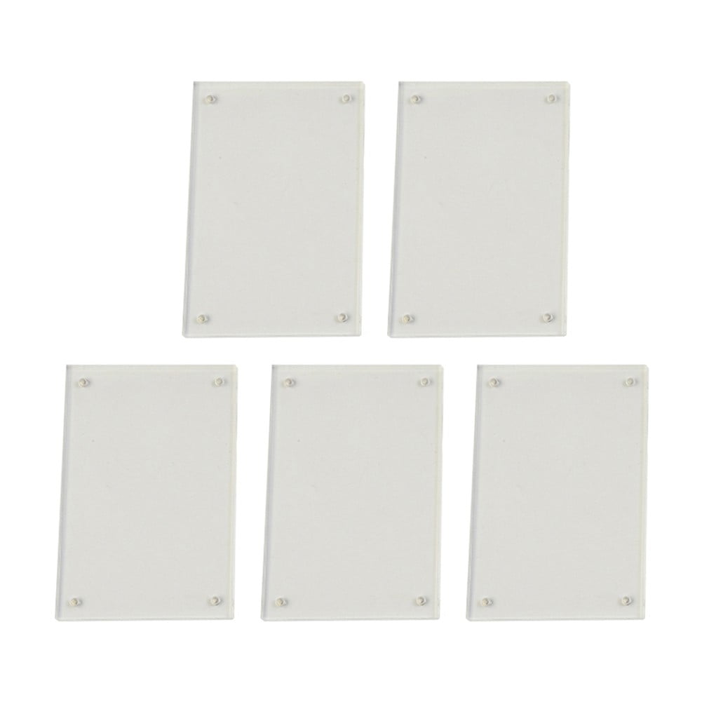 5pcs Right Angle Acrylic Photo Frame Set 0.2+0.2cm Price Tag - Walmart.com