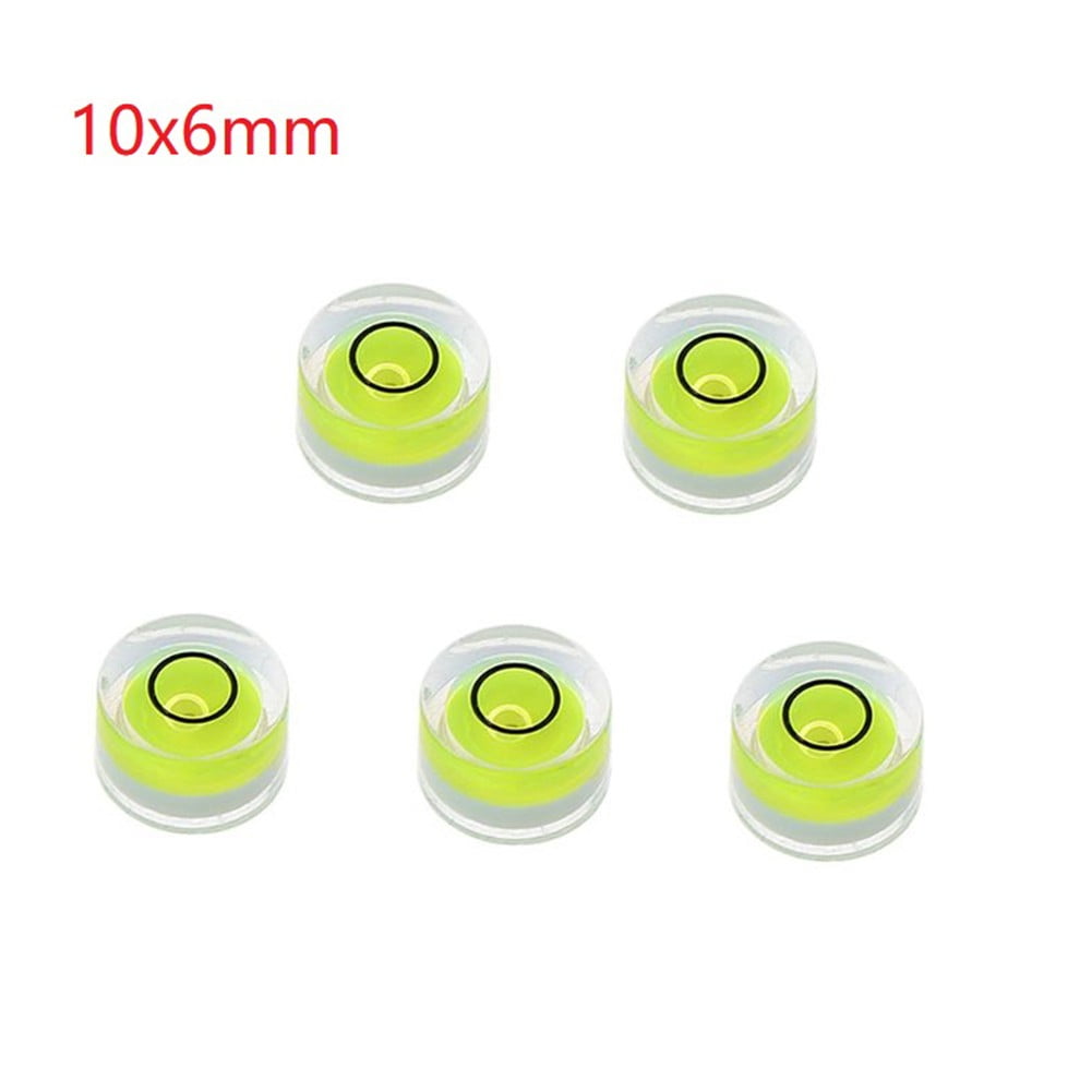 5pcs Round Bubble Level For Precision Measurement Acrylic Plastic ...