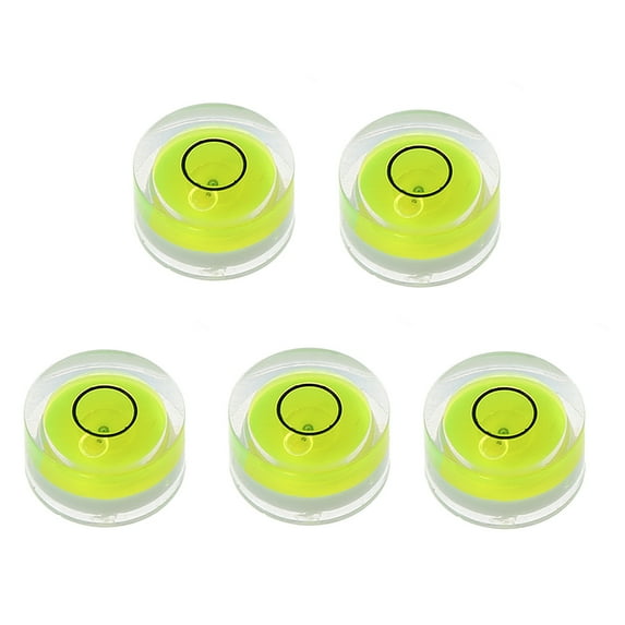 5pcs Round Bubble Level Mini Spirit Level Bullseye Level Measurement ...