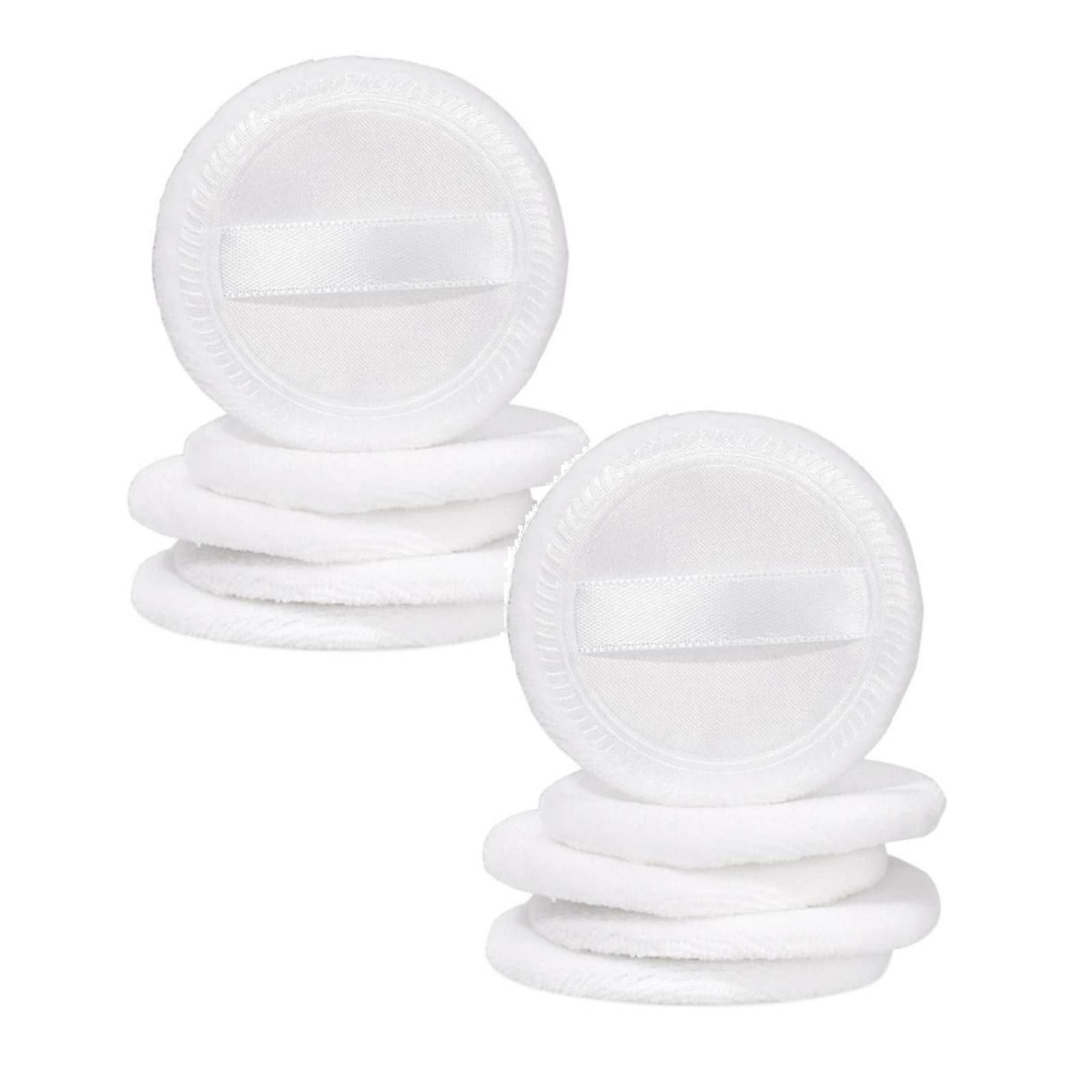 5pcs Round Cotton Powder Puff Makeup Puff Compact Pads Cotton Cosmetic ...