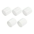 5Pcs Rubber End Caps 28mm ID Vinyl Round Tube Bolt Cap Cover Screw ...