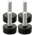 Set of 5 Adjustable Furniture Feet with Rubber and Iron Base for ...