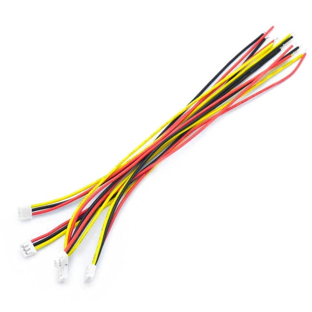 5pcs ZH1.5 3-Pin Male Connector with 10CM Cable for Camera/Other 28AWG ...