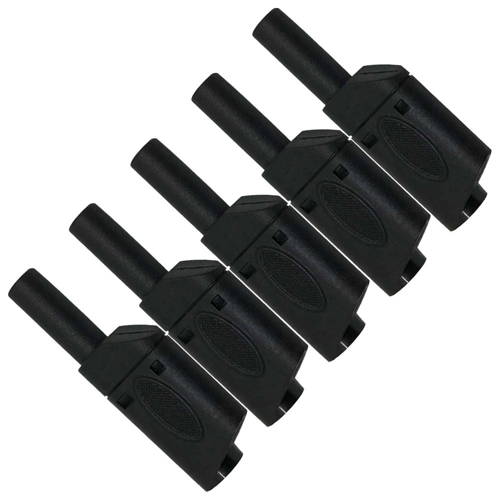 5Pcs Safety 4Mm Banana Plug Male Retractable Sheath Stackable Solder ...