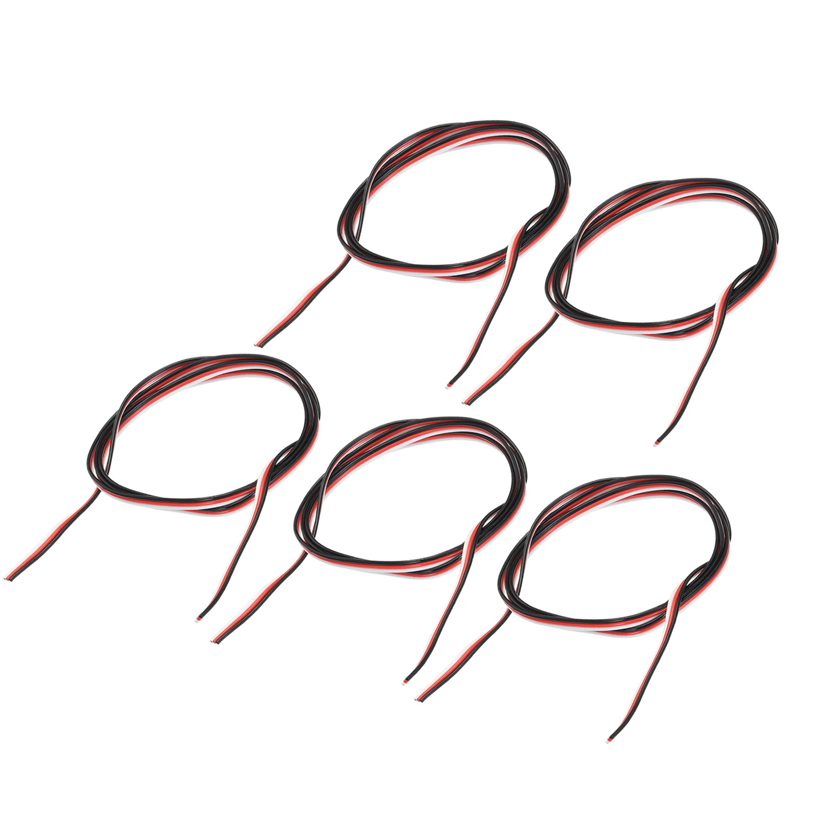 5pcs Servo Extension Cable Cord Connector Lead Wire 39.4inch 22AWG 60 ...