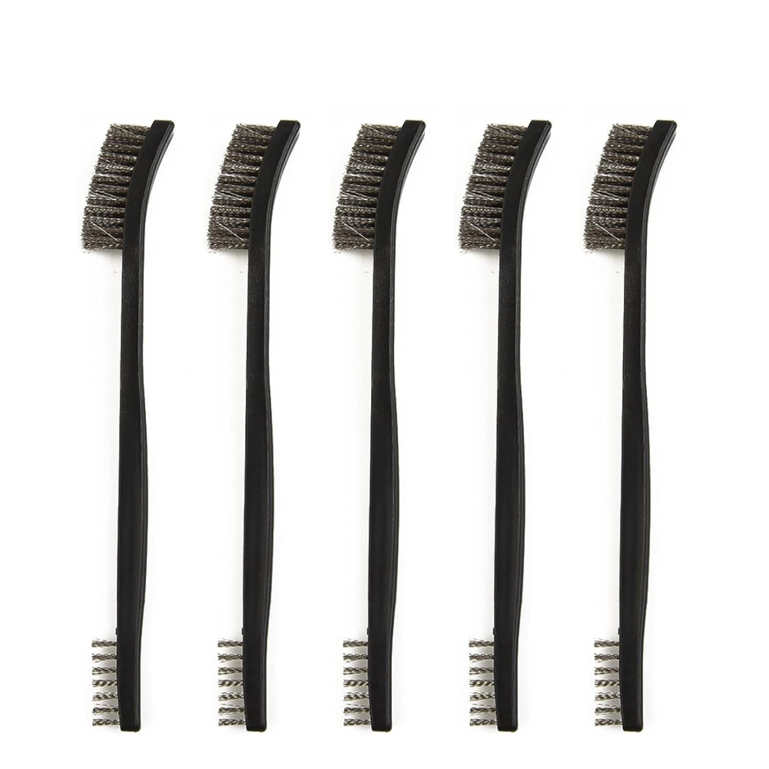 5pcs/Set Mini Metal Remove Rust Brushes Brass Cleaning Rushes Polishing ...