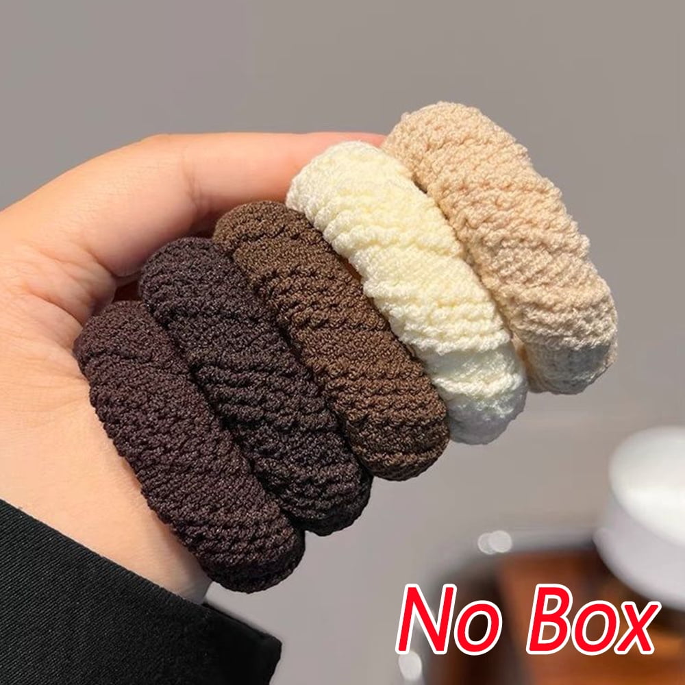 5pcs/Set Simple Thicken Seamless Scrunchies High Elastic No Damage ...