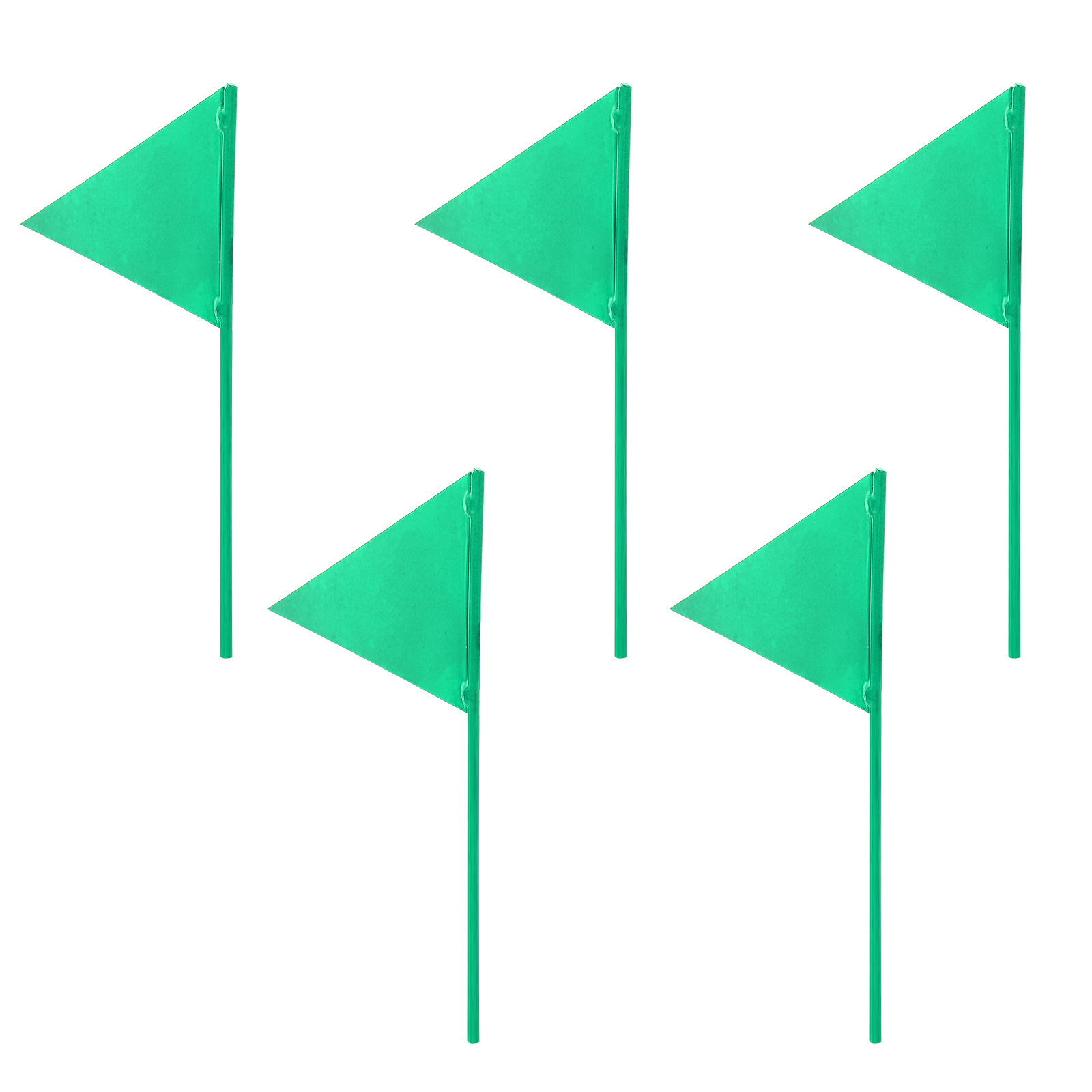 5pcs Shot Put Flag Training Triangle Corner Flag Sandpit Marking Flag ...