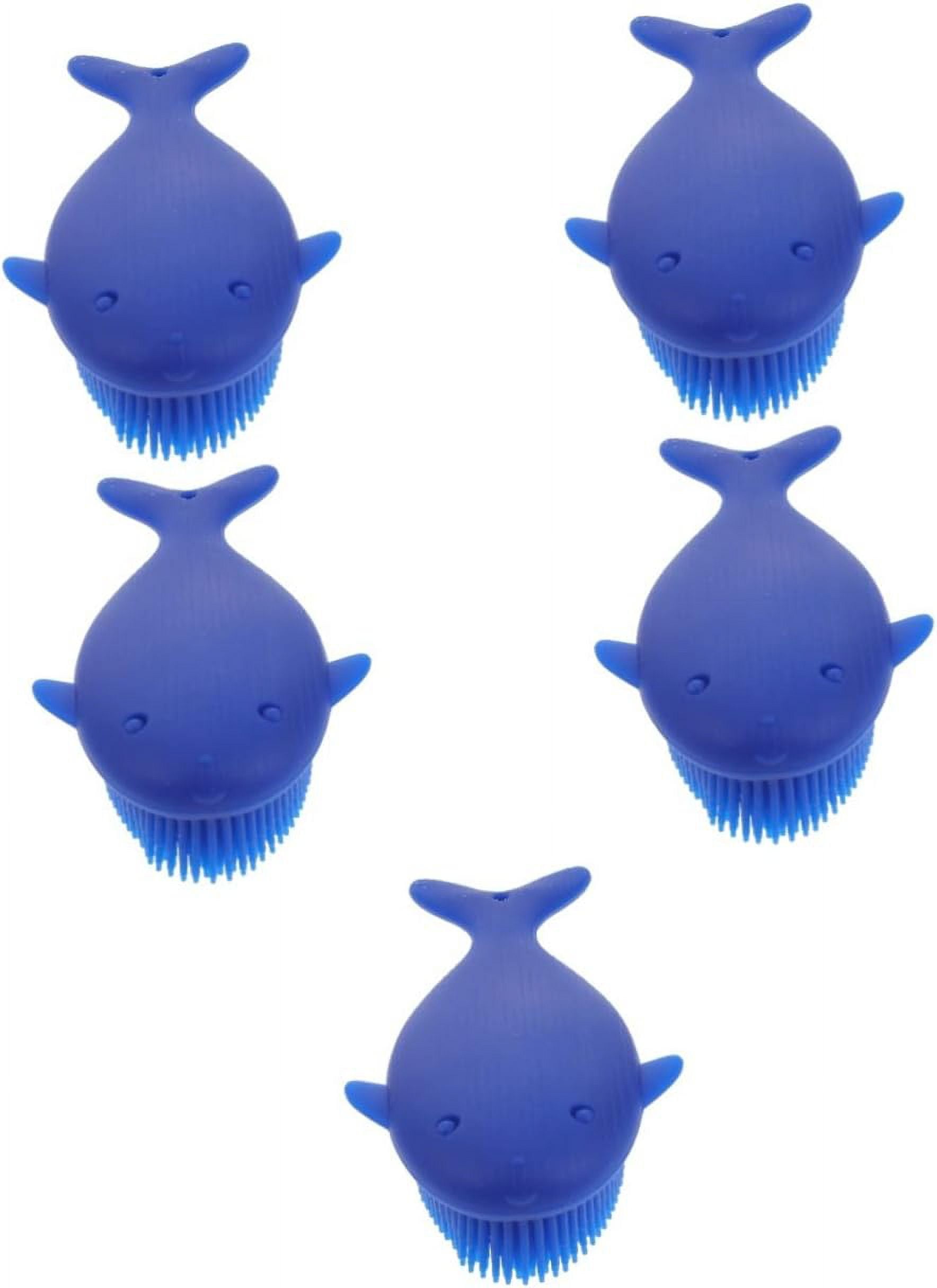5pcs Silicone Brush Bath Scrubber Body Silicone Scrubber Body Scrubber ...