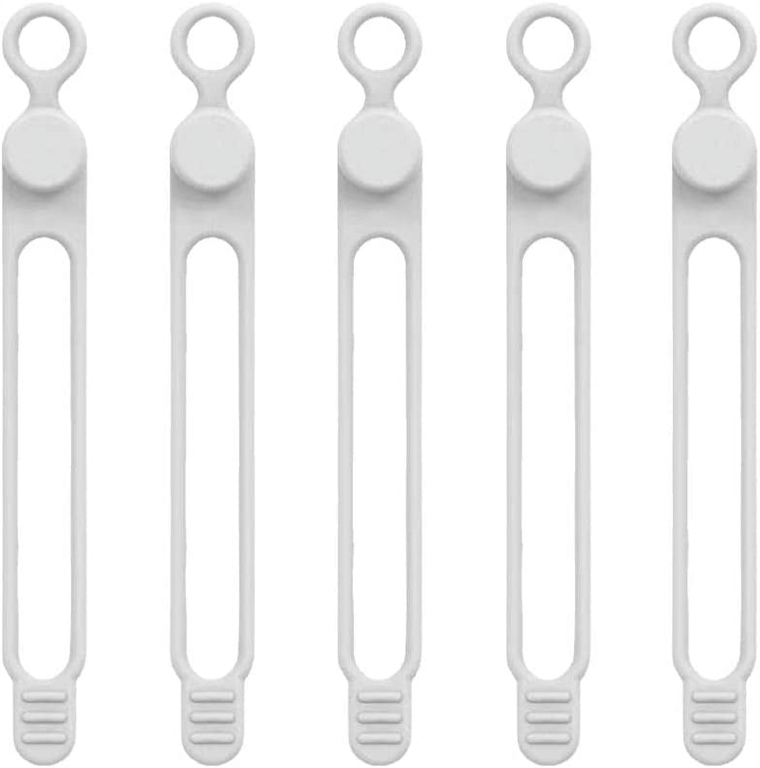 5pcs Silicone Cable Straps Wire Organizer For Earphone Phone Charger ...