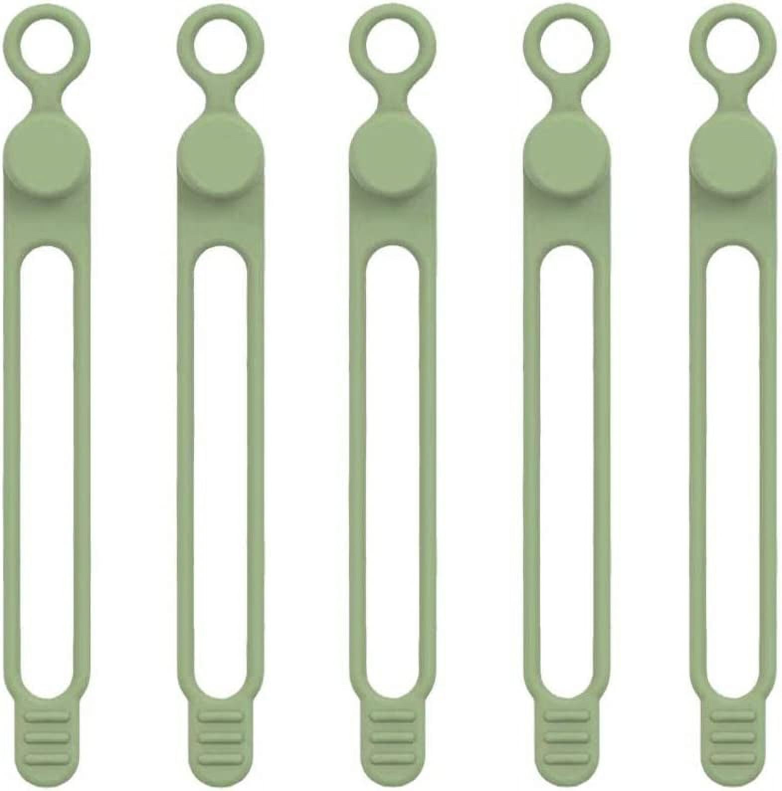 5pcs Silicone Cable Straps Wire Organizer For Earphone Phone Charger ...