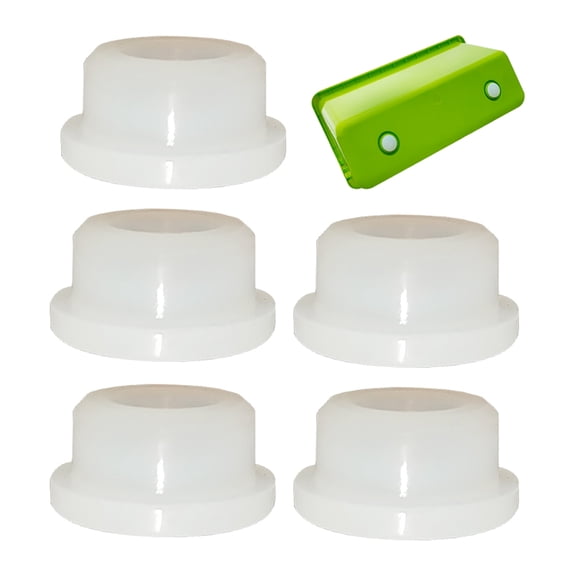5pcs Silicone Hole Plug Caps – Snap-On Drainage Seal Stopper for Flower ...