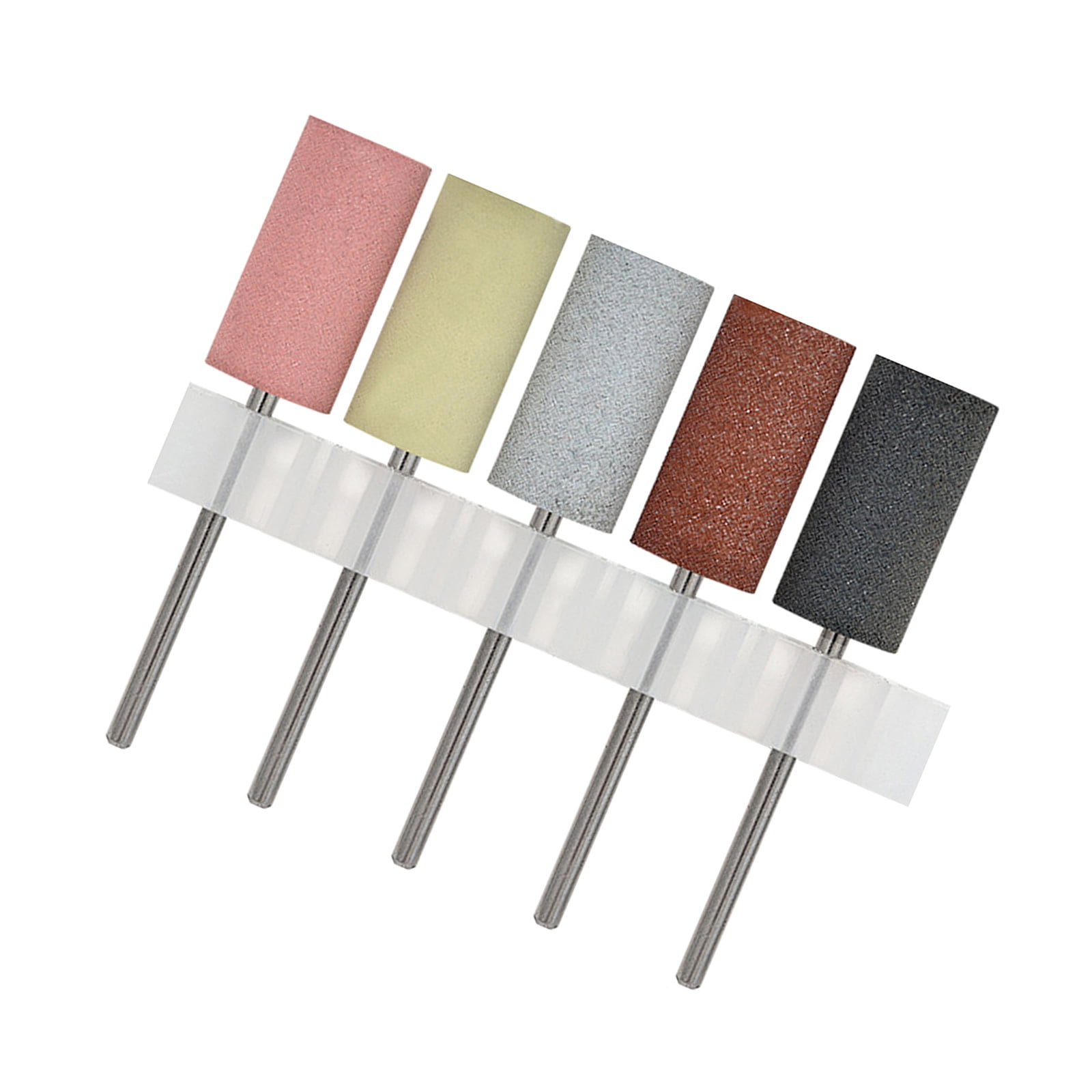 5pcs Silicone Nails Sanding Heads Practical Nails Drill Bit Nails ...