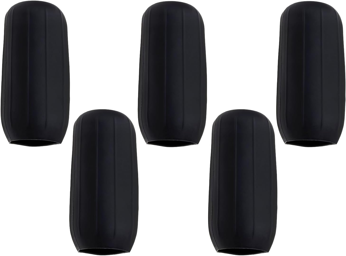 5pcs Silicone Travel Bottle Cover Reusable Elastic Sleeve Fit Standard ...