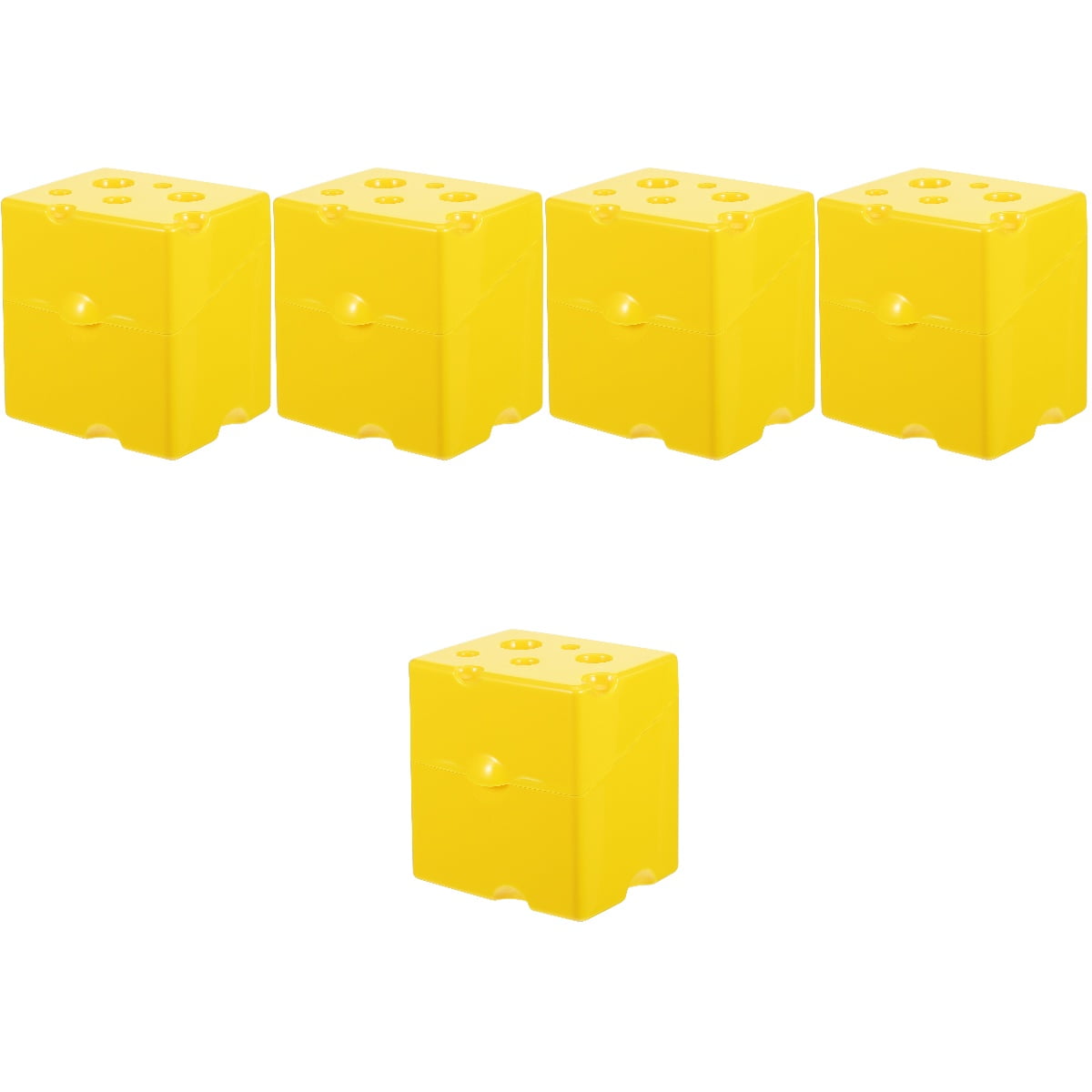 5pcs Sliced Cheese Storage Container Cheese Slice Holder Plastic Butter ...